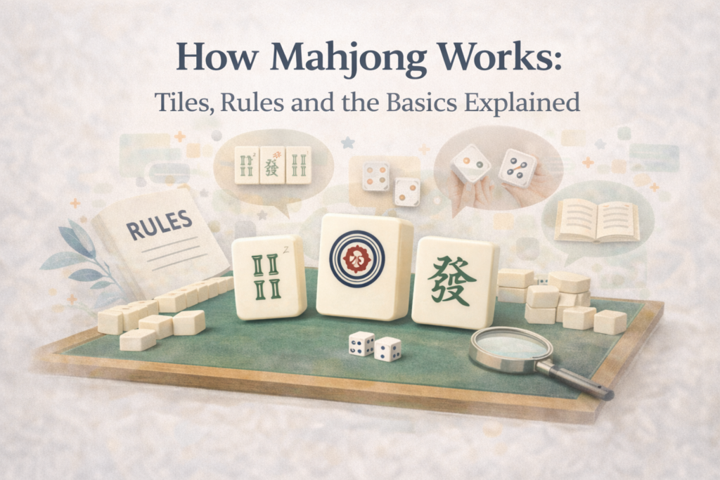 How Mahjong Works: Tiles, Rules, and the Basics Explained